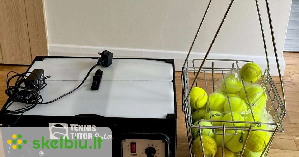 Teniso/padelio kamuoliukų mašina Tutor prolite - Skelbiu.lt