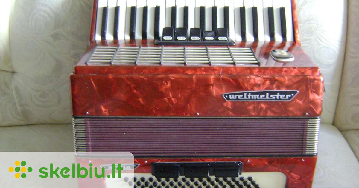 Akordeonas Weltmeister Stella 80 - Skelbiu.lt