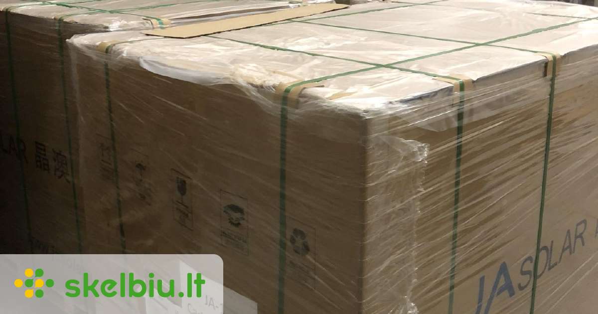 Ja solar 410w saulės panelės sandelio išpardavimas - Skelbiu.lt