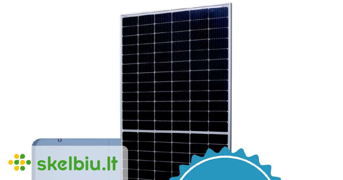 Vokiški saulės moduliai + inverteris komplektas - Skelbiu.lt