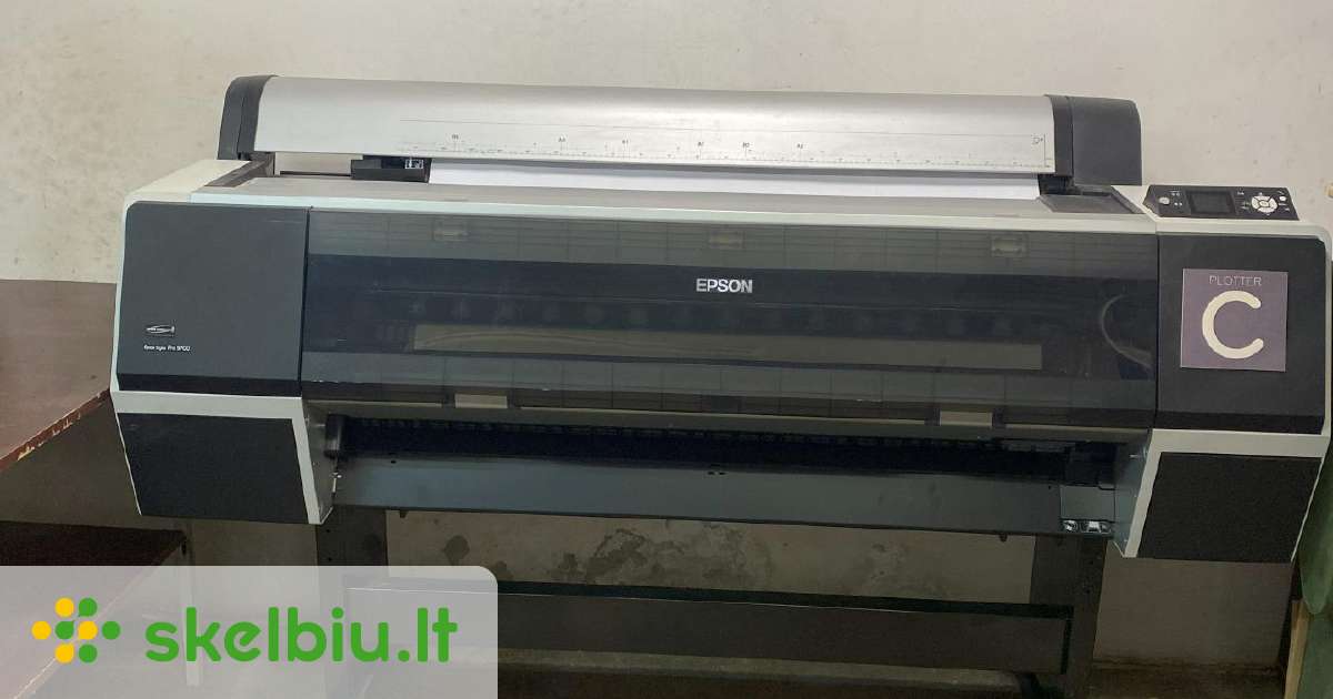 Ploteris spausdintuvas Epson Stylus Pro 9700 2015m - Skelbiu.lt