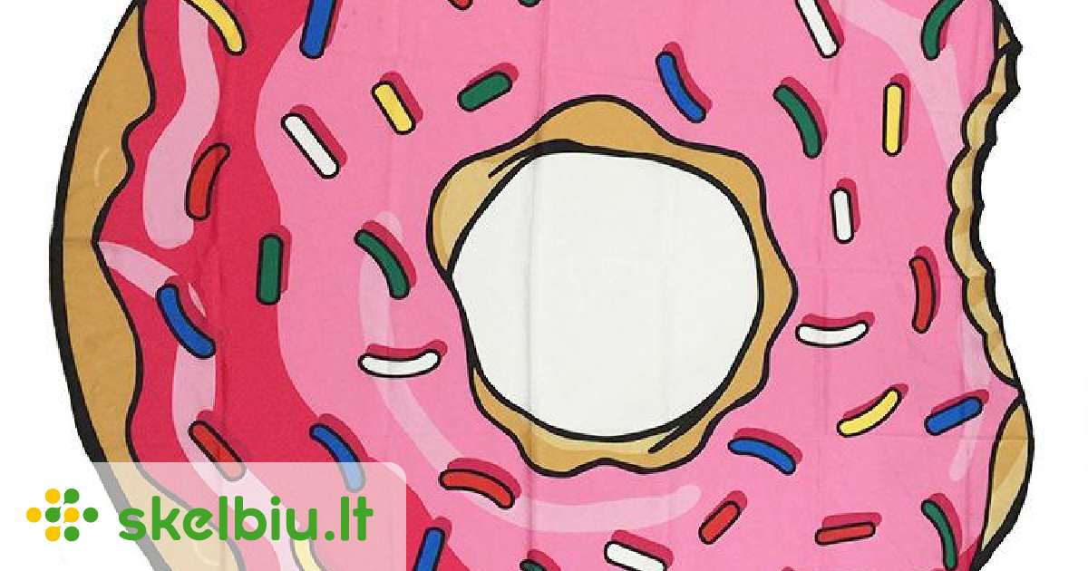 Donuts spurgos paplūdimio kilimėlis - Skelbiu.lt