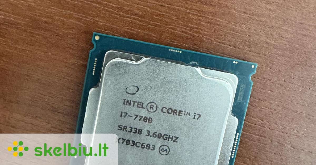 Procesorius Intel i7 - 7700 3.60ghz - Skelbiu.lt