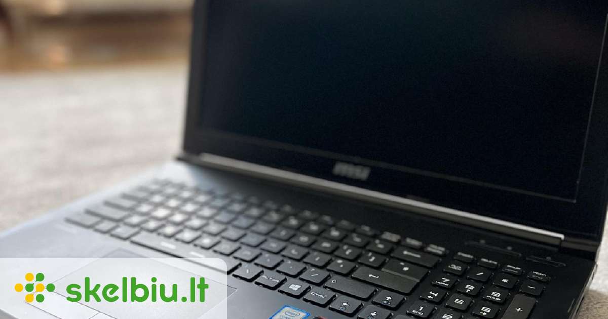 Msi-16j5 i5-7300 Hq Gaming Laptop - Skelbiu.lt