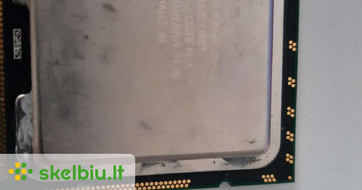 Lga 1366 cpu- I7 920 - Skelbiu.lt