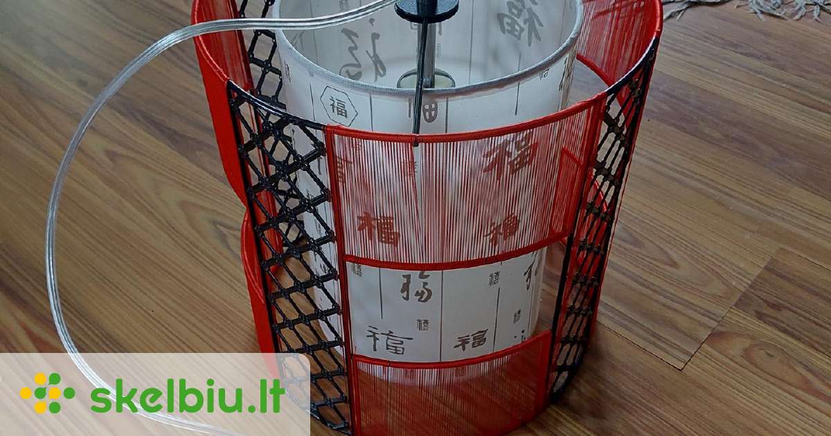 Kiniečių stiliaus lempa - Skelbiu.lt