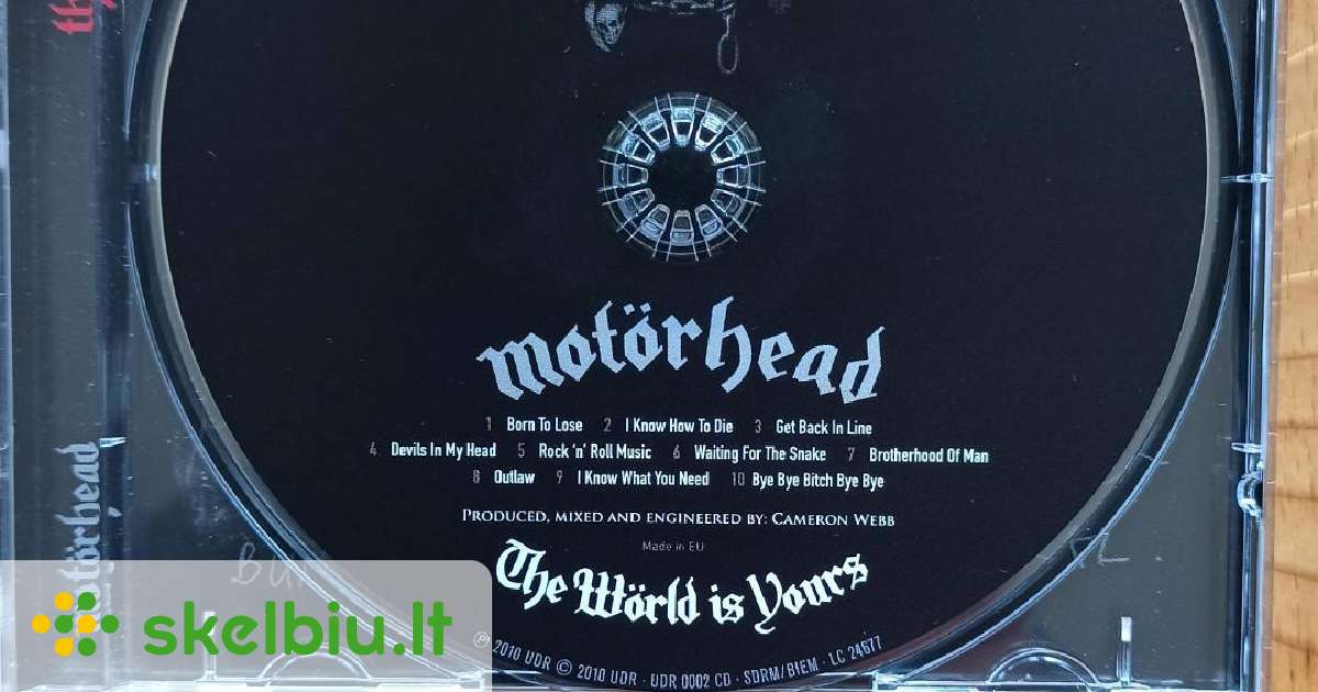 Motorhead The World Is Yours CD - Skelbiu.lt