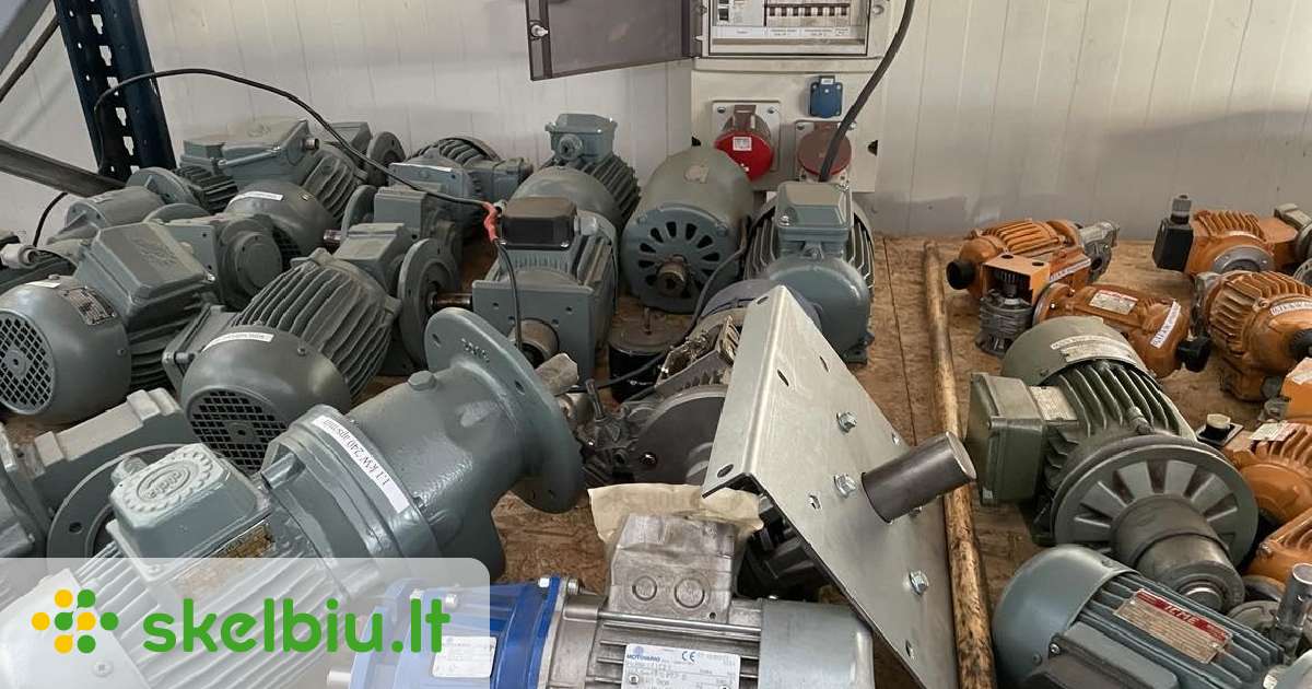 Naudoti trifaziai elektros varikliai - Skelbiu.lt