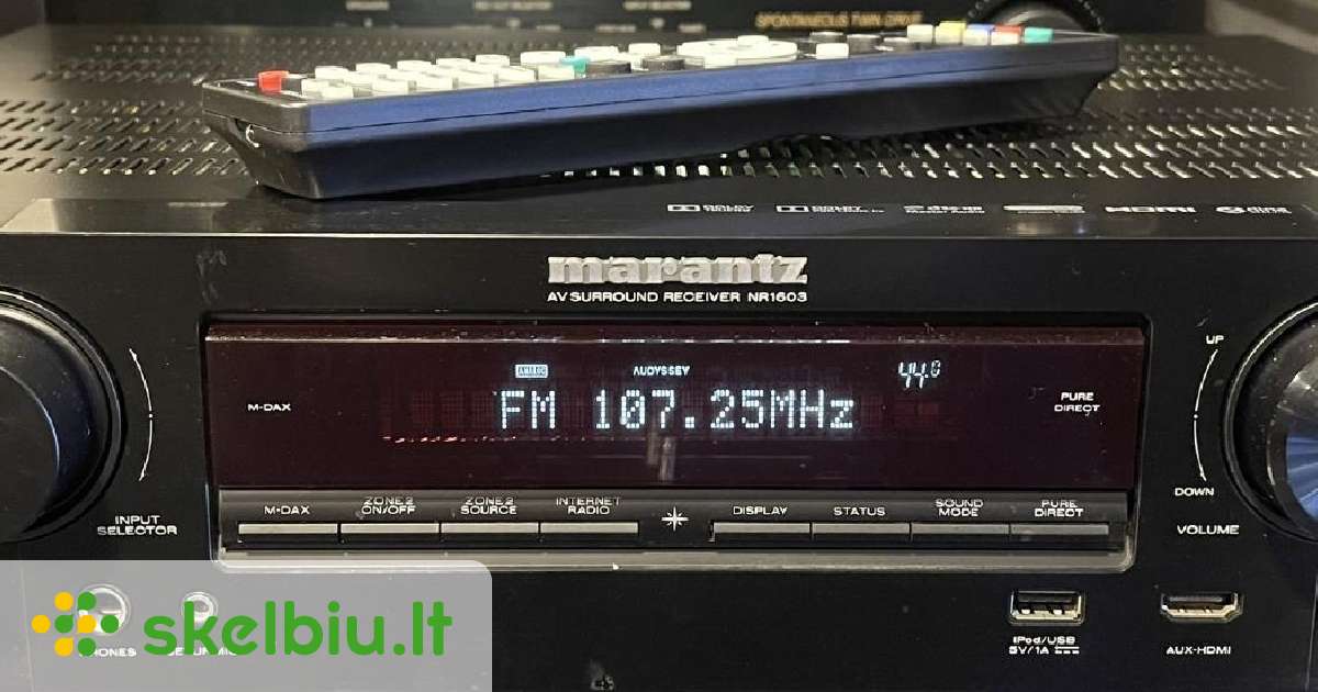 Marantz nr1603 / resiveriai / stiprintuvai - Skelbiu.lt
