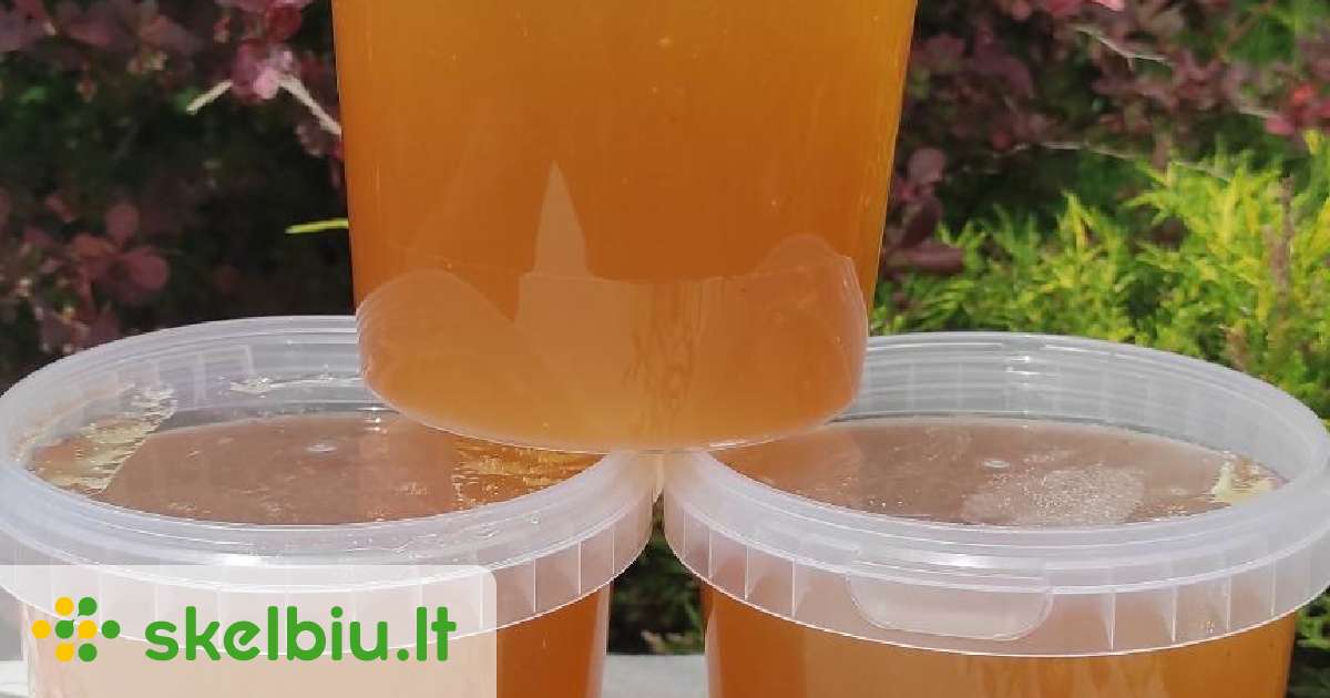 Parduodamas natūralus, pievų medus - Skelbiu.lt