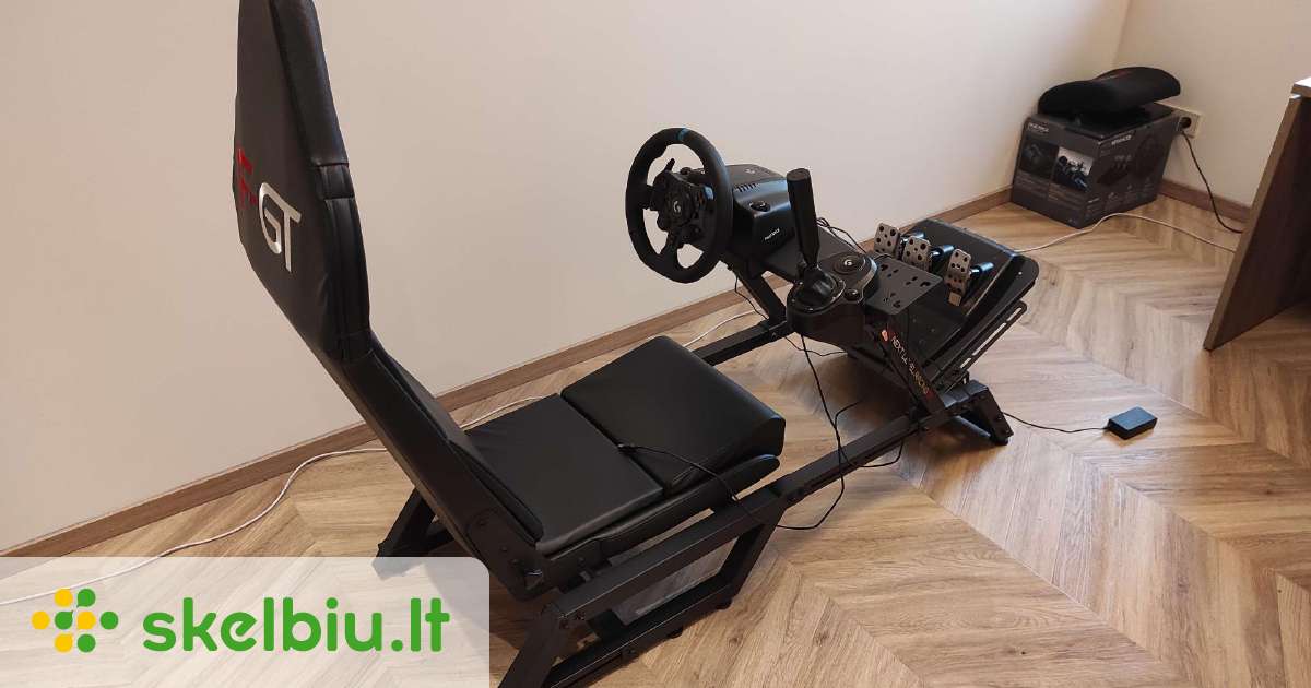 Logitech G923 + Shifter + Next Level Racing F1/gt - Skelbiu.lt