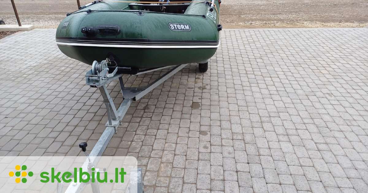 Valties su varikliu ir priekaba komplektas - Skelbiu.lt