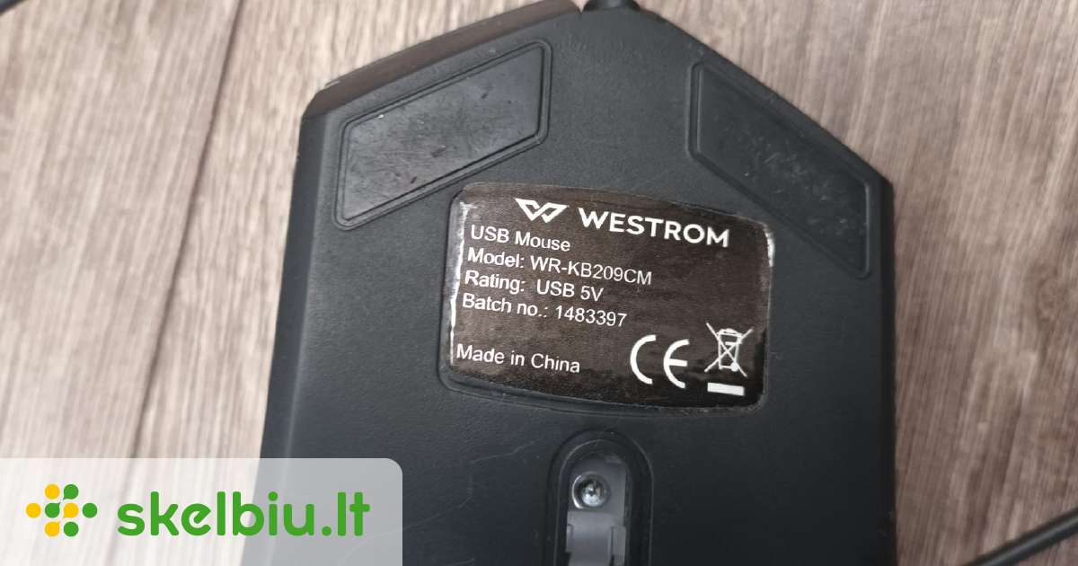 Westrom Usb Mouse - Skelbiu.lt