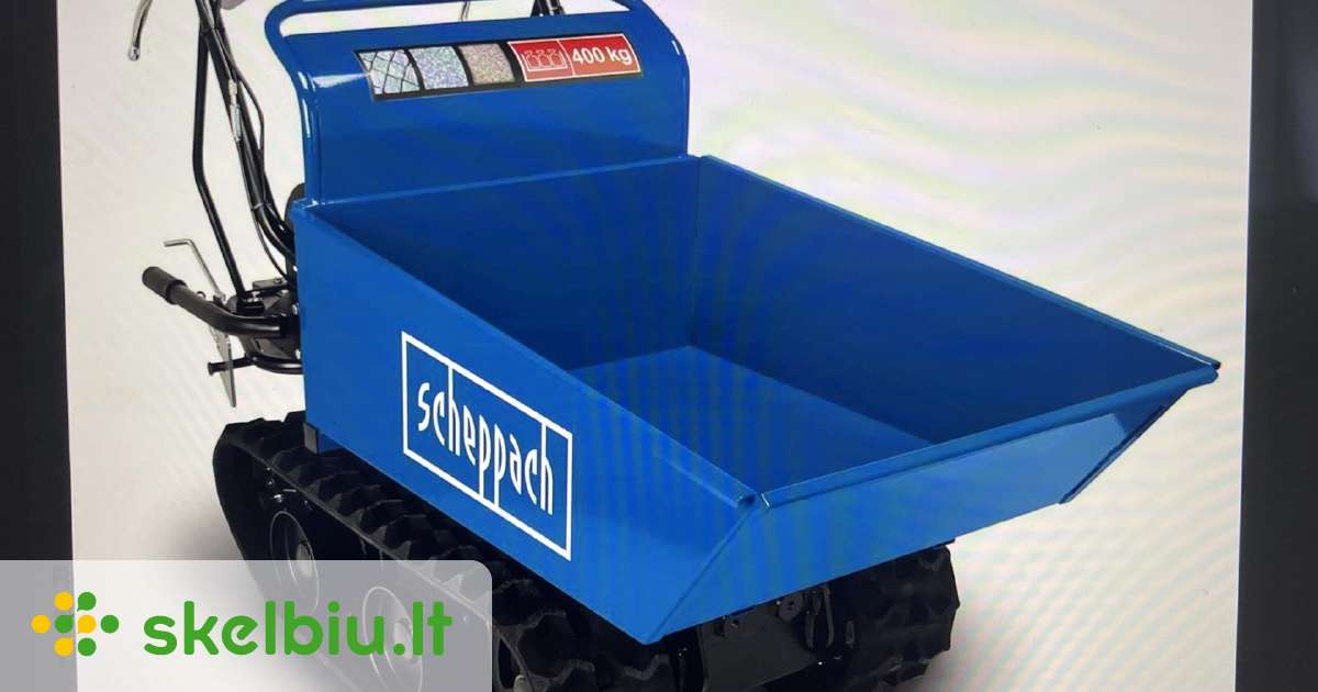 Vikšrinis karutis Dp4500 Scheppach 4,1 Kw 196cc - Skelbiu.lt