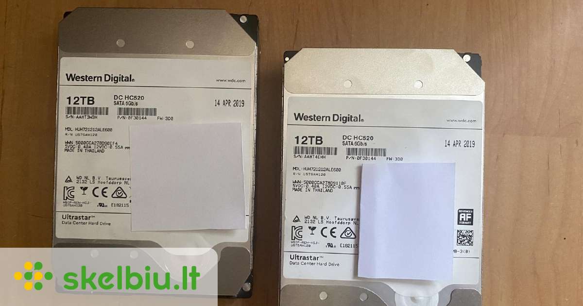 Western Digital 12tb HDD - Skelbiu.lt