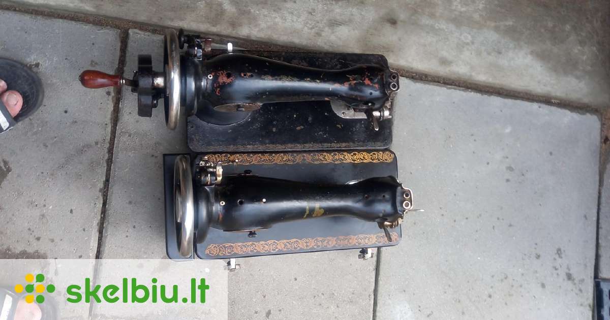 Senovines dvi siuvimo masinos - Skelbiu.lt