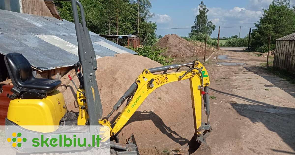 Mini Ekskav Wacker Neuson 803 Traktorius 5.500 - Skelbiu.lt