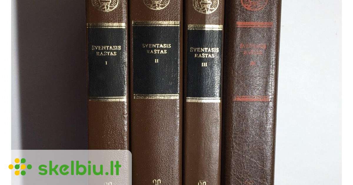 Šventasis rastas rinkinys 1-2-3-4 knygos - Skelbiu.lt