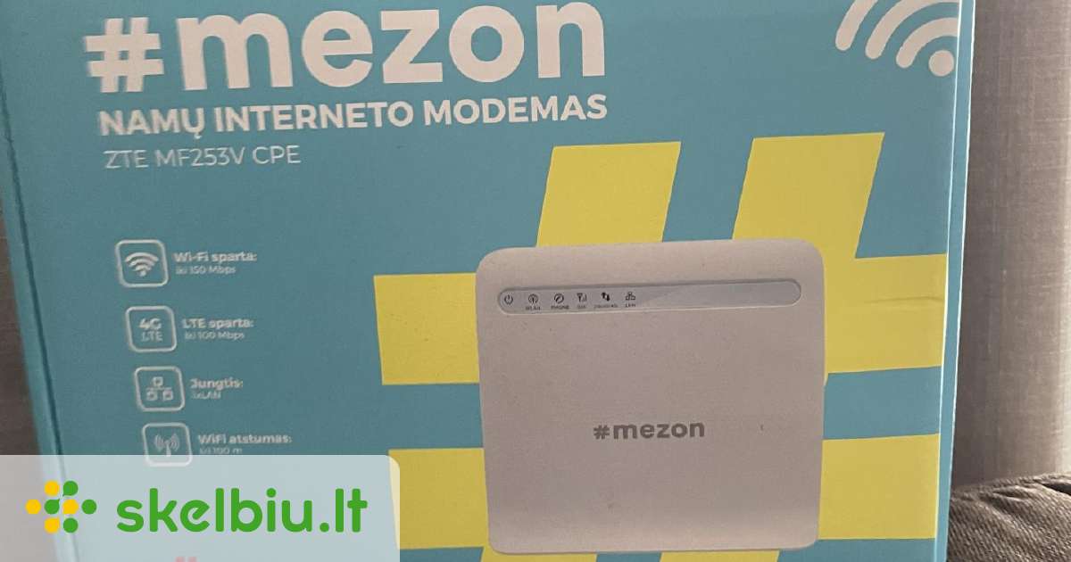 Mezon modemas - Skelbiu.lt