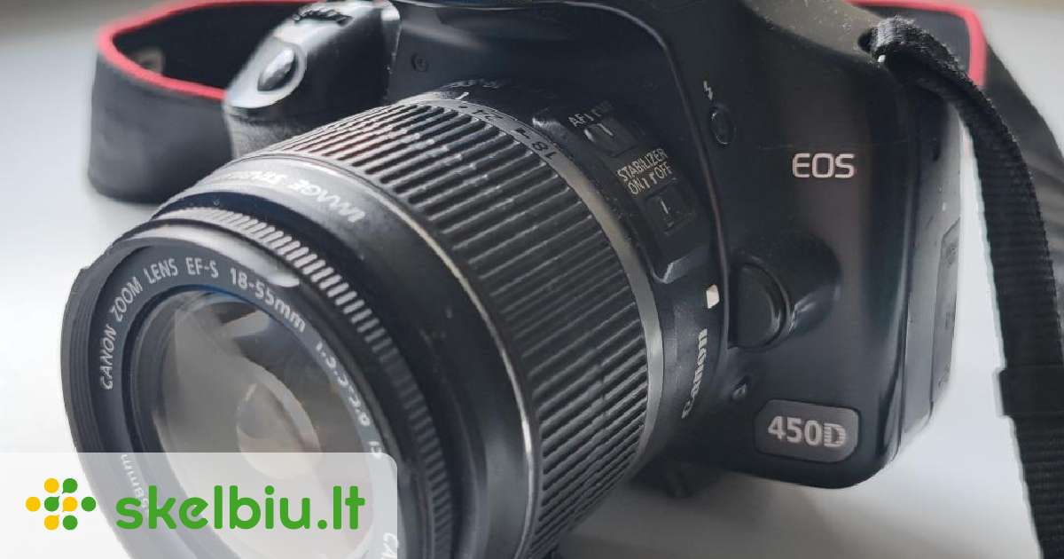 Fotoaparatas Canon EOS 450d - Skelbiu.lt
