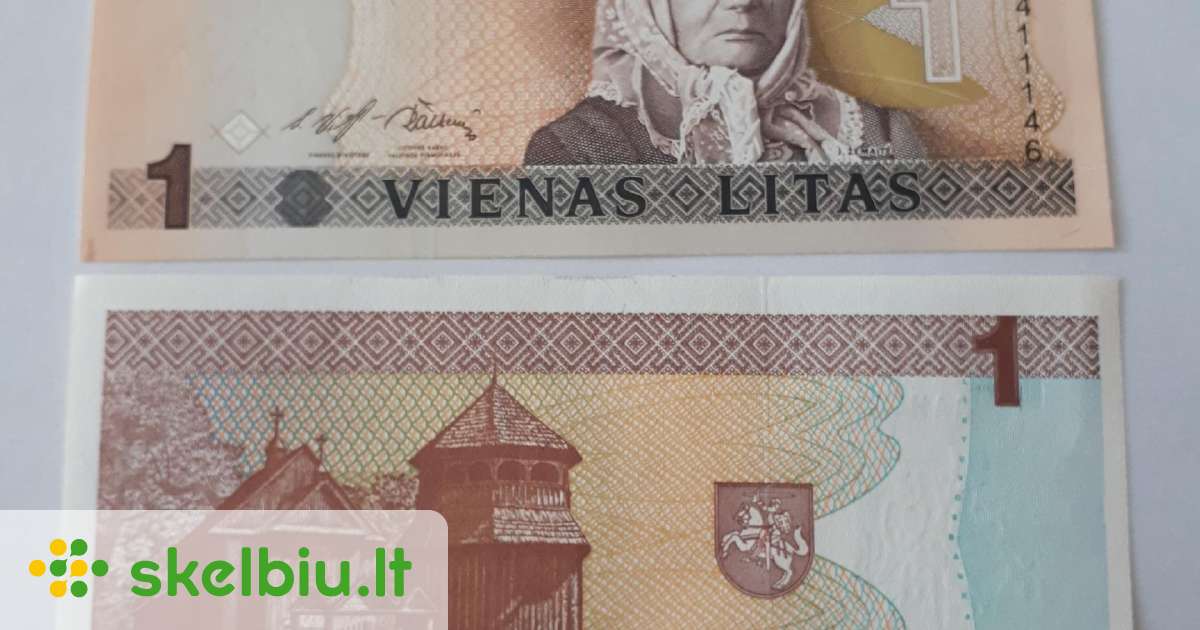 Lietuva 1 litas 1994m. - Skelbiu.lt