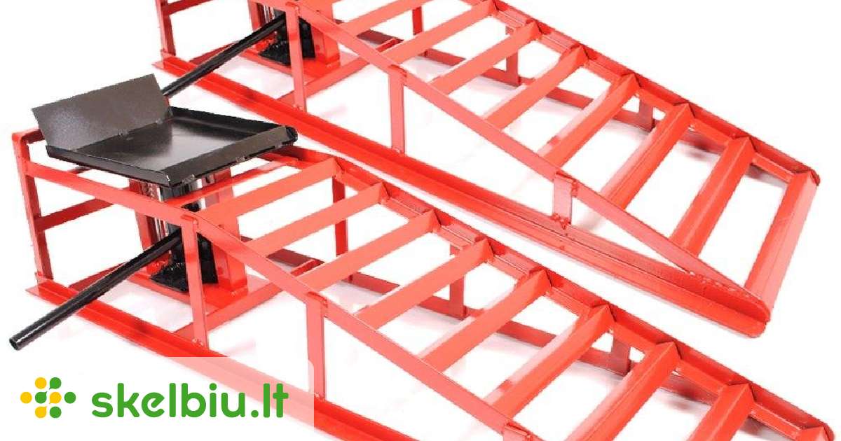 Rampa automobiliui su domkratais 2 vnt - Skelbiu.lt