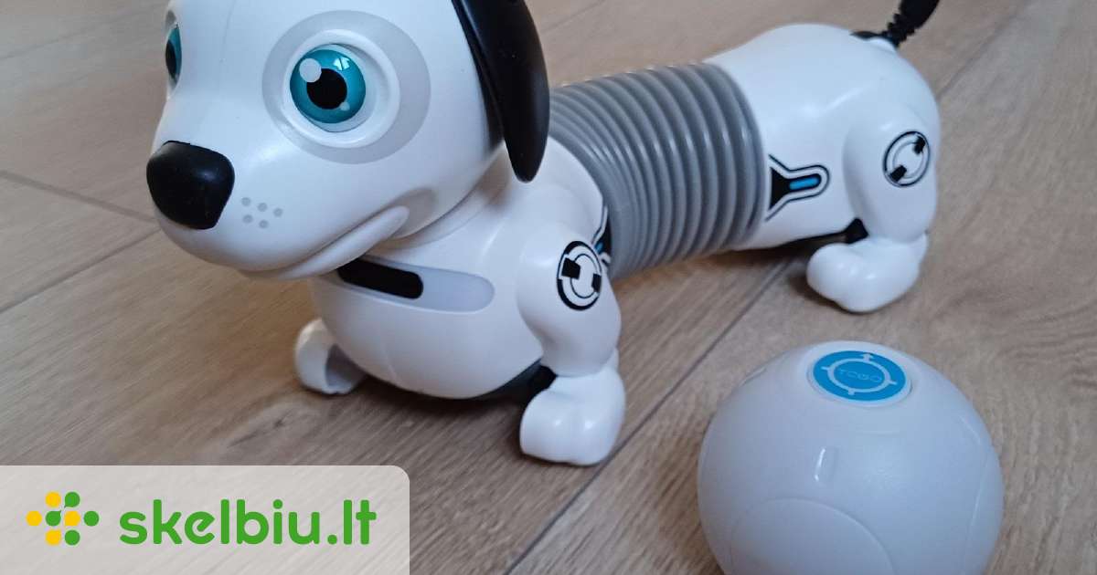 Interaktyvus robotas Robo Dackel su kamuoliuku - Skelbiu.lt
