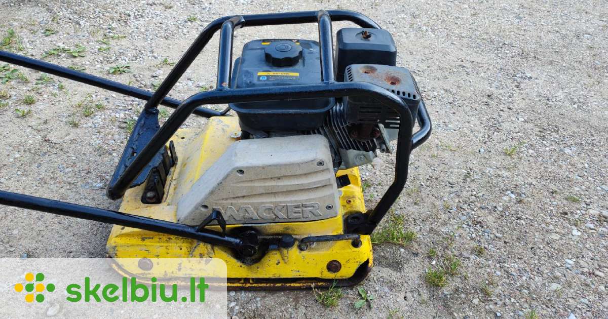 Wacker wp 1550 vibroplokštė - Skelbiu.lt