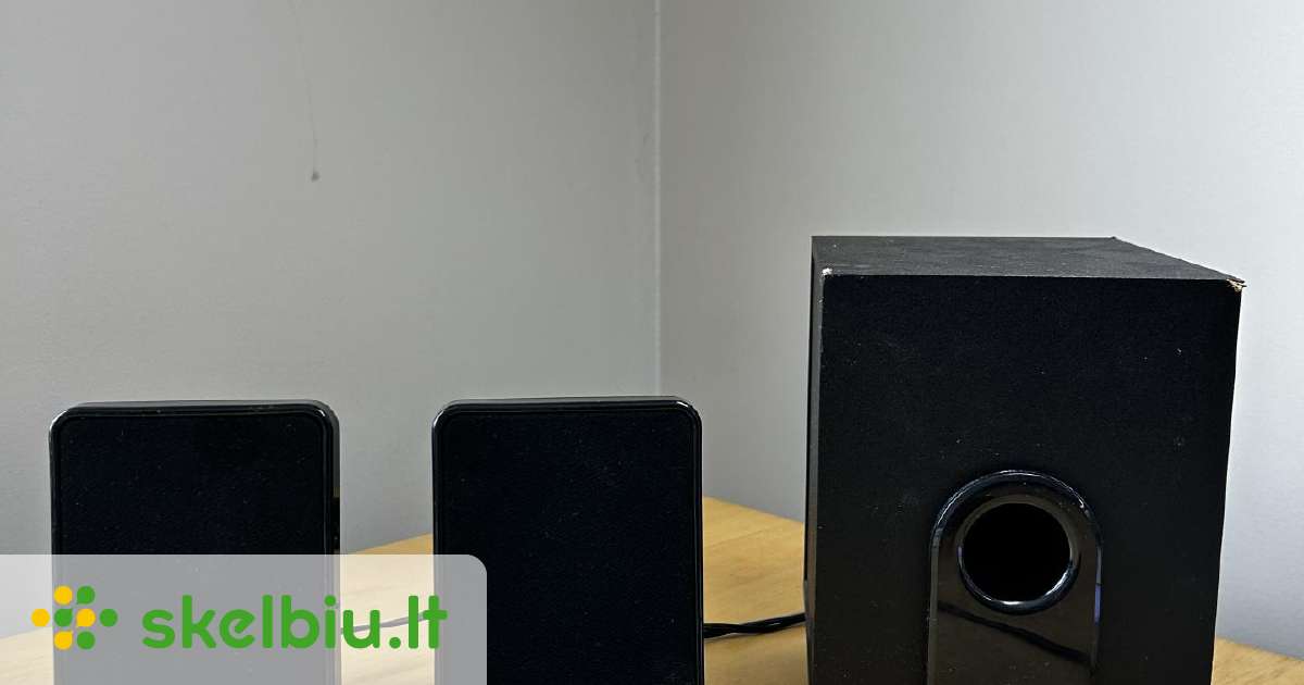 Acme kolonėlės su bosine kolonėle kompiuteriui - Skelbiu.lt