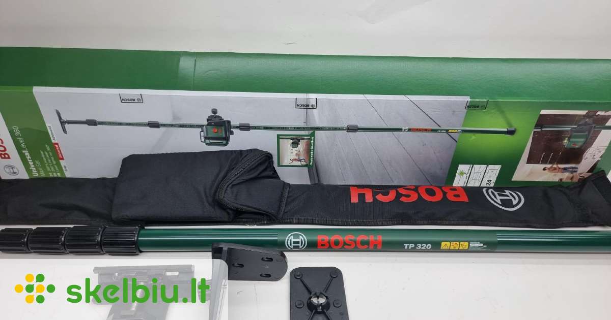 Bosch universal level 360 zalias lazeris su stanga - Skelbiu.lt