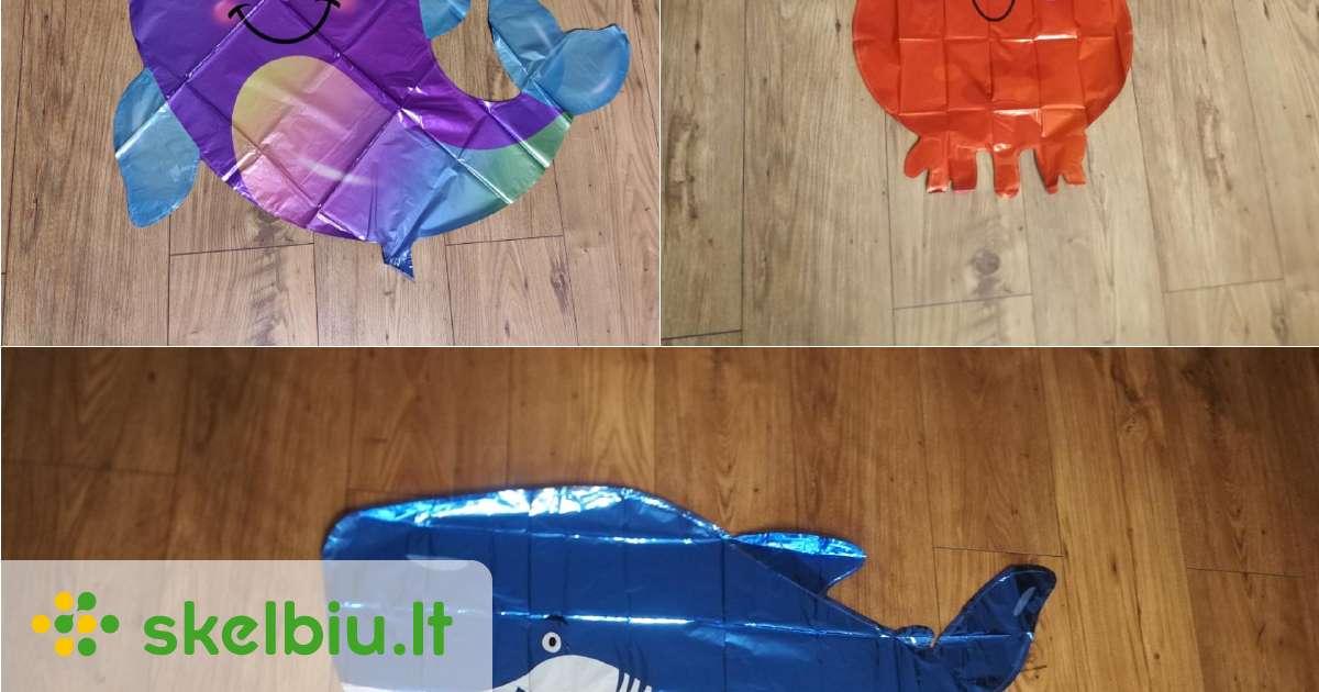 Balionai krabas, ryklys ir ruonis - Skelbiu.lt