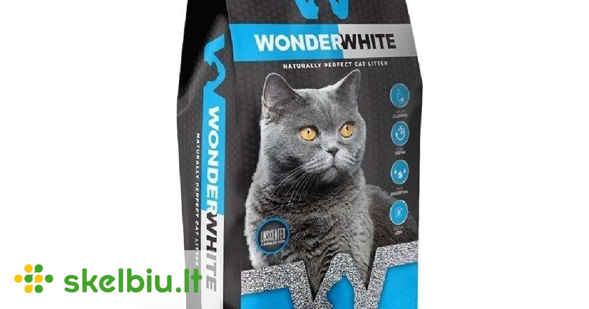 Kraikas Wonder White 10kg Bentonitinis 7€ - Skelbiu.lt