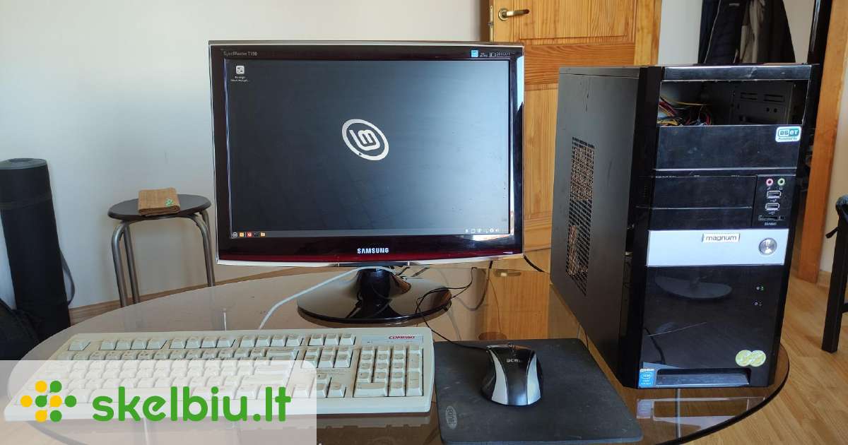 Kompiuteris i3-3220, 8800gts, 4gb RAM, monitorius - Skelbiu.lt