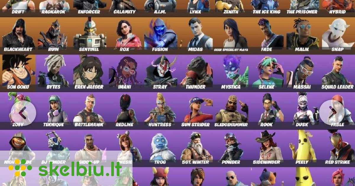 Fortnite acc - Skelbiu.lt