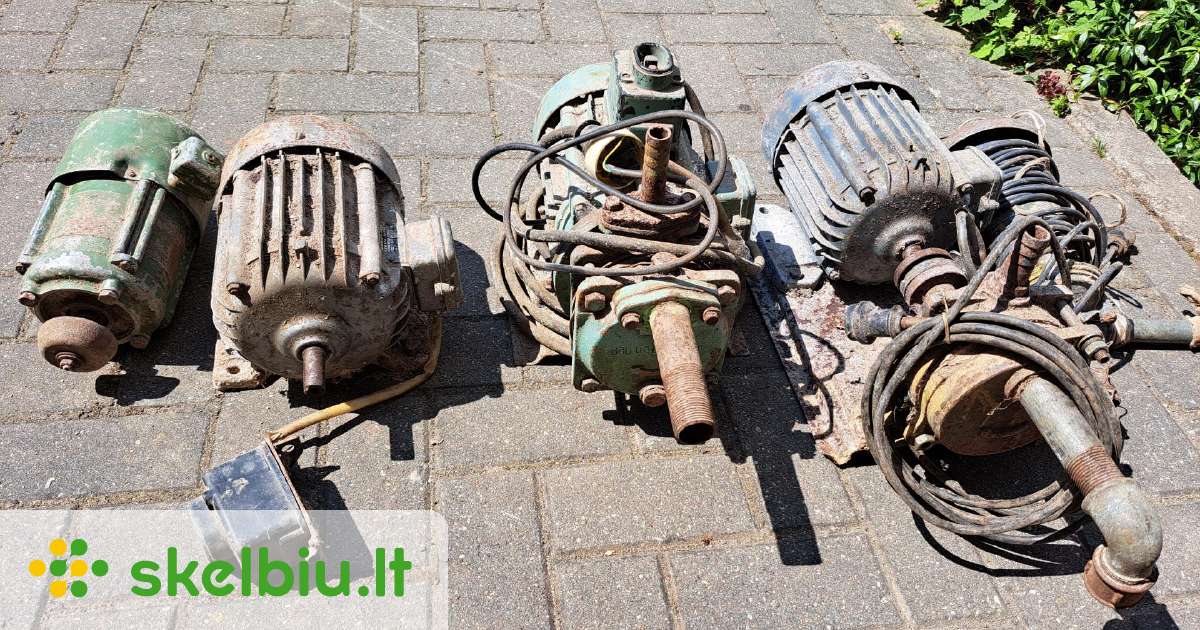 Elektros varikliai vandens siurbliai - Skelbiu.lt