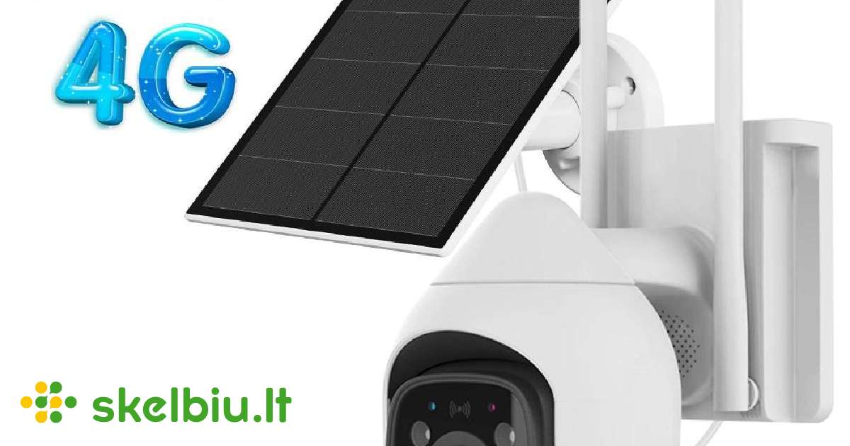 Lauko kamera su sim kortele 3g, 4G, su saulės bate - Skelbiu.lt