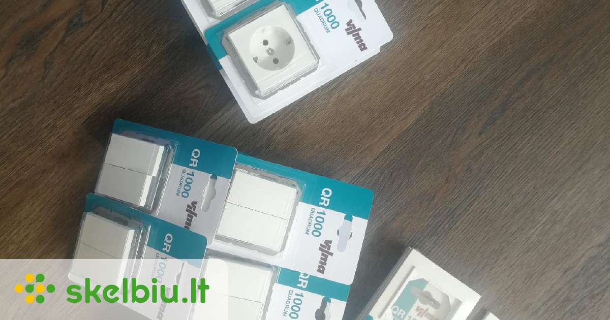 Vilma 1000 rozetes + jungikliai - Skelbiu.lt