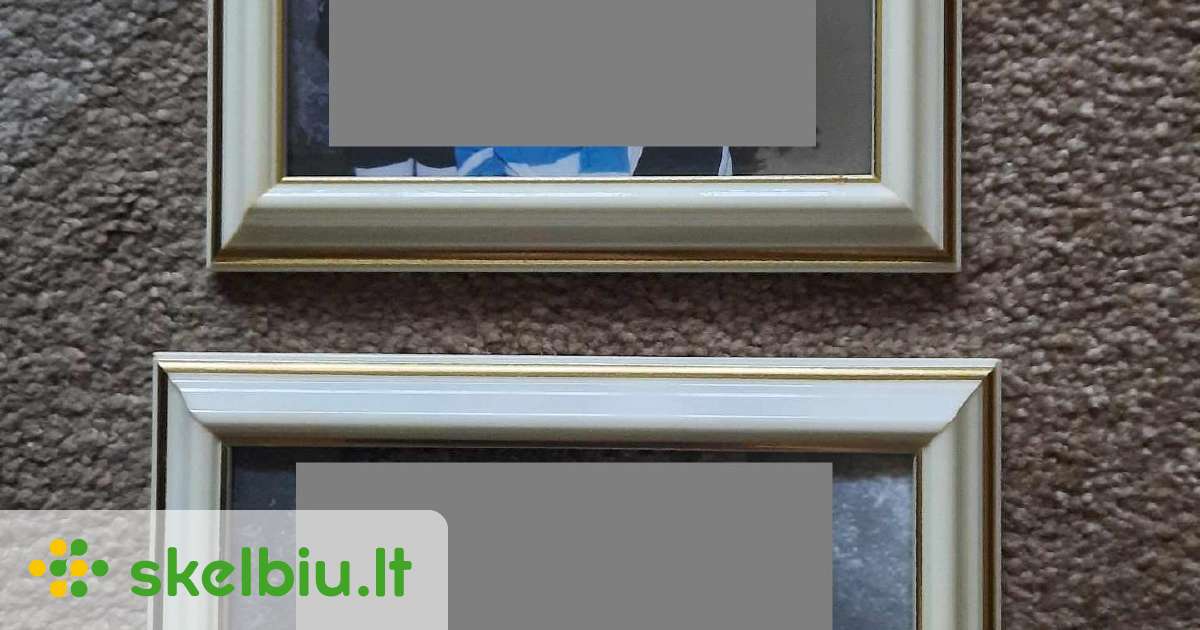 Du plastikiniai rėmeliai - Skelbiu.lt