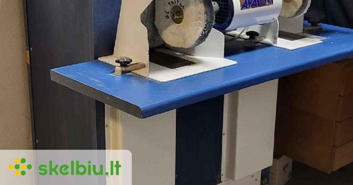 Poliravimo-šlifavimo stakles Avalon dvigubos - Skelbiu.lt