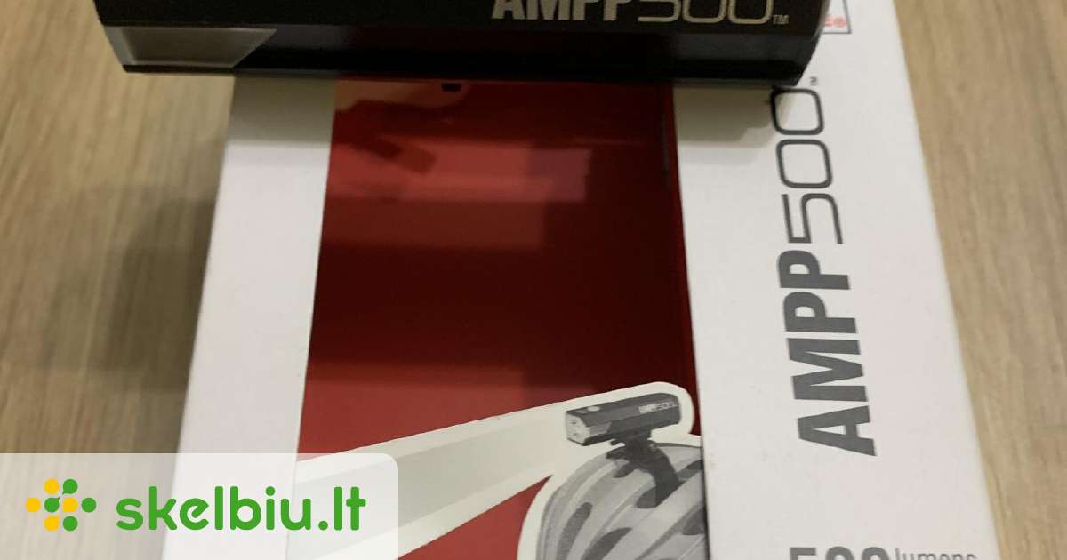 Cateye Ampp 500 Helmet Lamp šalmo! - Skelbiu.lt