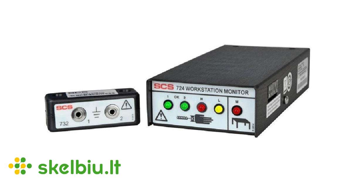 Scs 724 esd monitorius darbui su elektronika - Skelbiu.lt