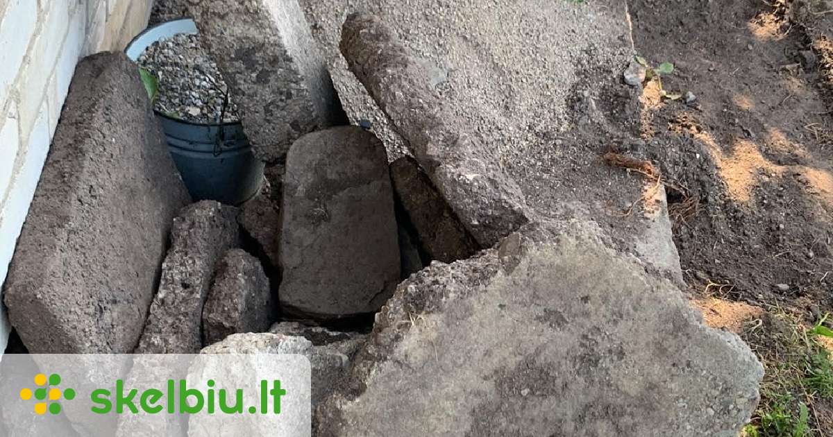 Dovanoju betono gabalus - Skelbiu.lt
