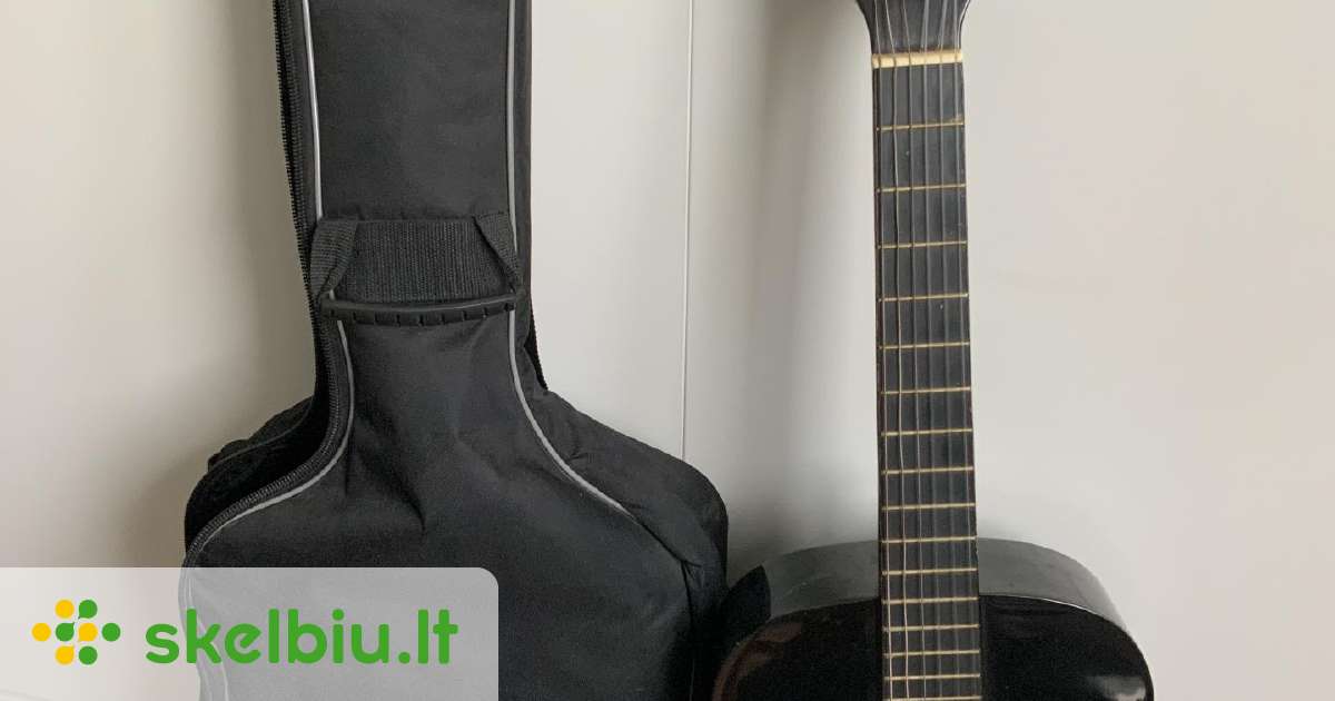 Gitara su dėklu - Skelbiu.lt