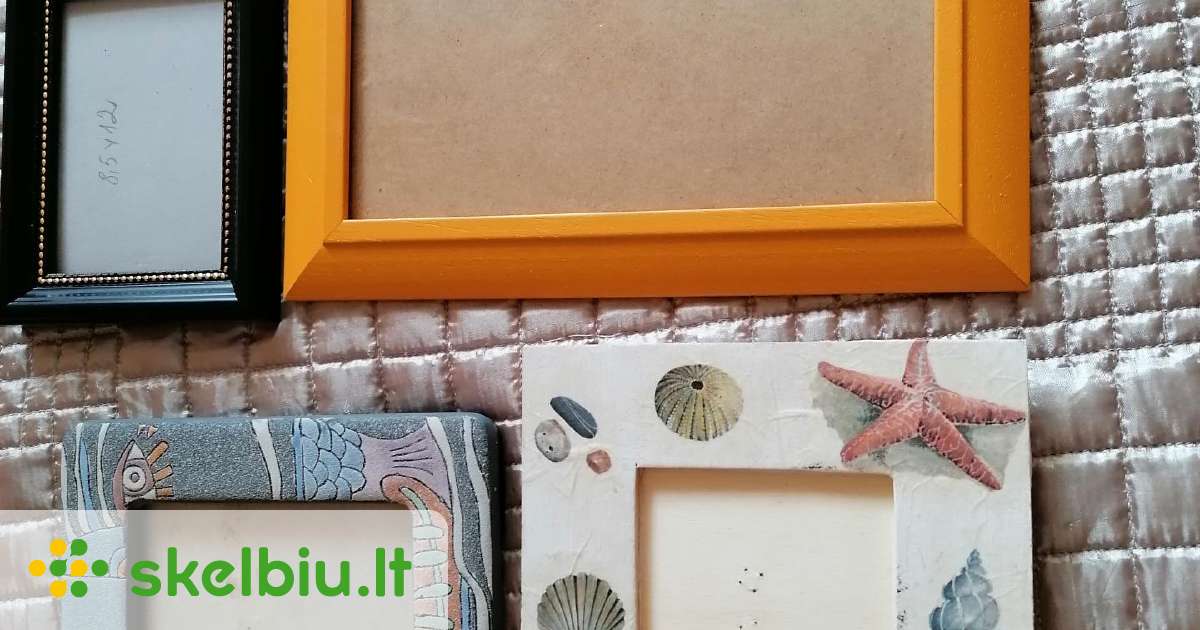 4 foto-paveikslų rėmeliai - Skelbiu.lt