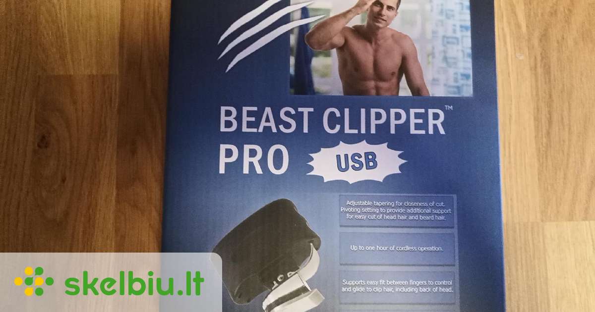 Skull Shaver Beast Clipper Pro Men's Electric Hair - Skelbiu.lt