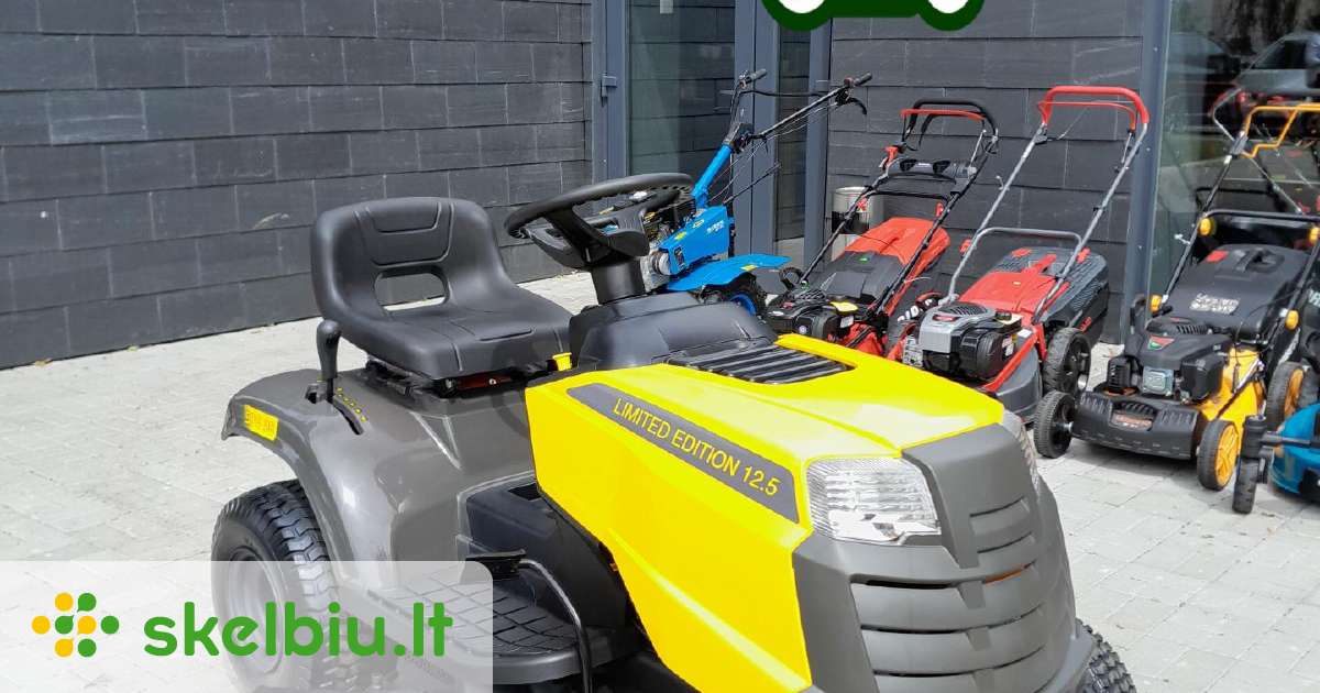 Traktoriukas Powered By Stiga Limited Edition 12.5 - Skelbiu.lt