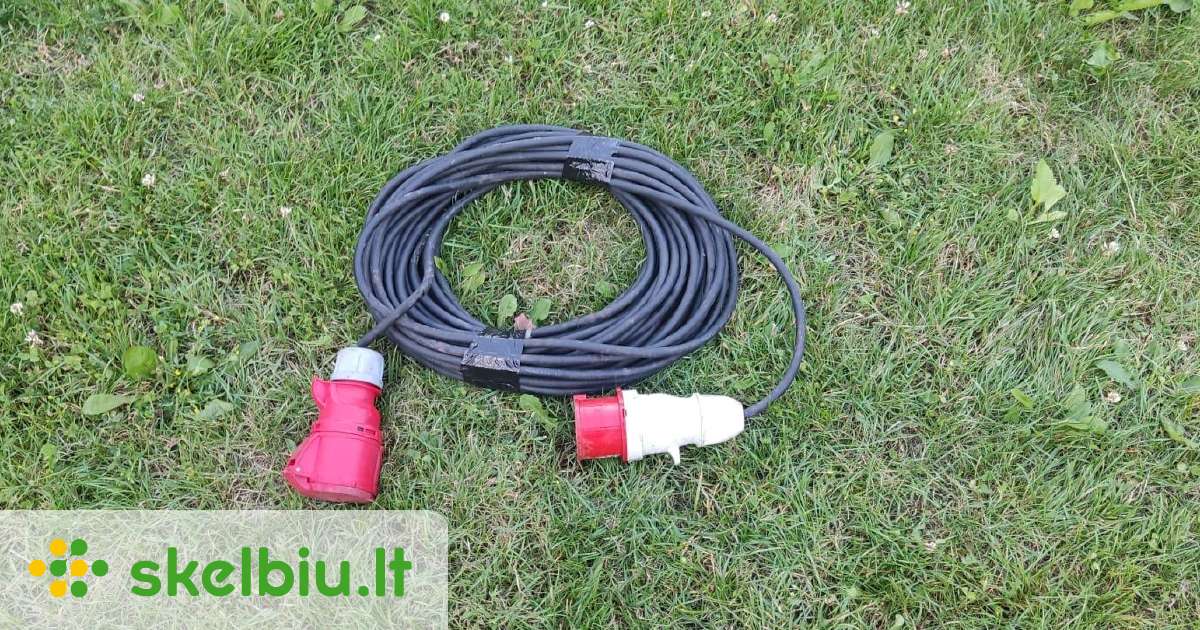 Prailgintuvas trifazis 32a, 30 m - Skelbiu.lt