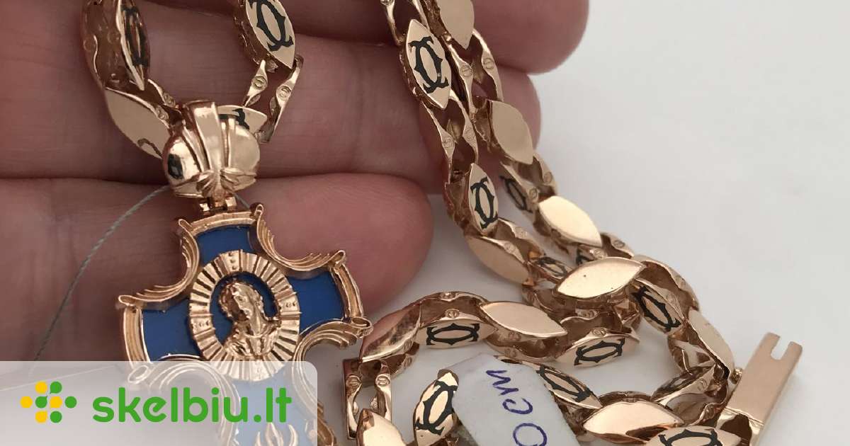 Auksinė grandinėlė su kryžiumi - Skelbiu.lt