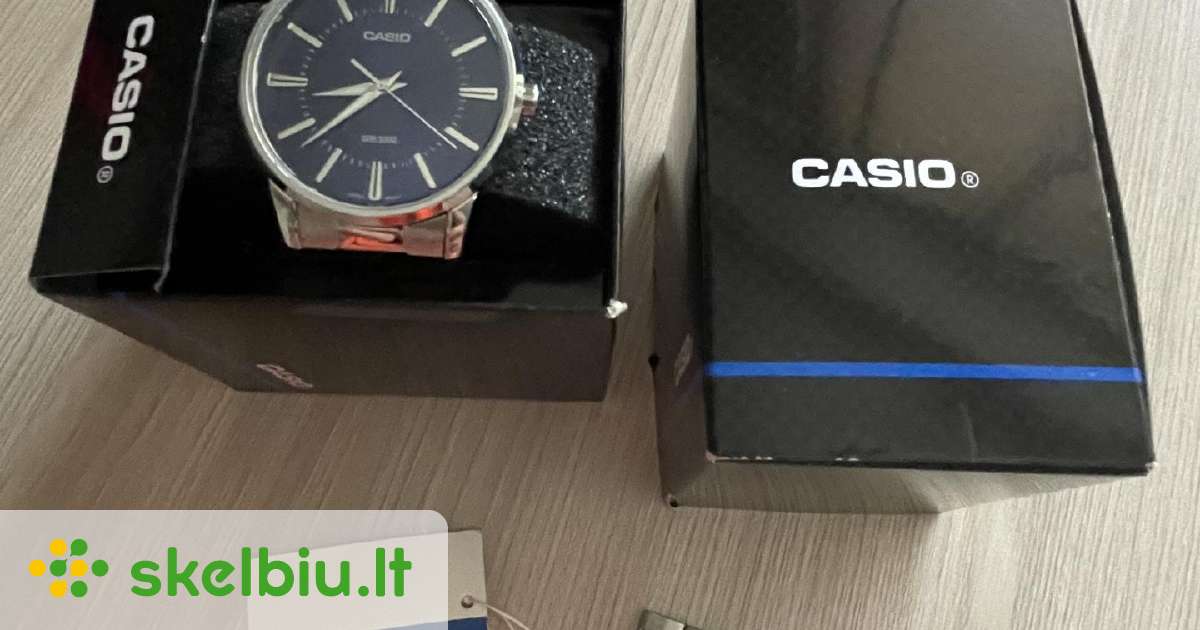 Casio Dark Blue Laikrodis - Skelbiu.lt