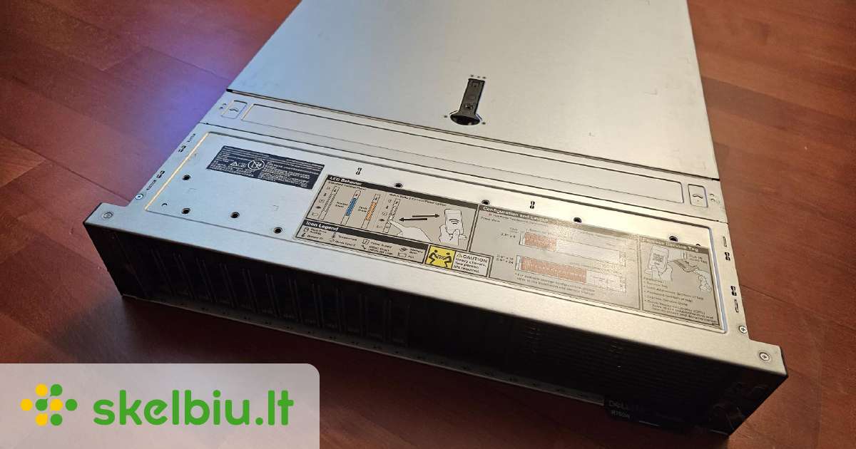 Dell Serveris 2 x intel Xeon 4310 128gb RAM - Skelbiu.lt